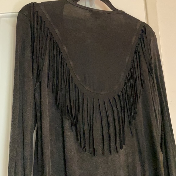 indigo thread company | Tops | Fringed Knit Topperjacket | Poshmark